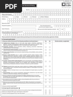 Declaration of Good Health Form | PDF | Life Insurance | Insurance