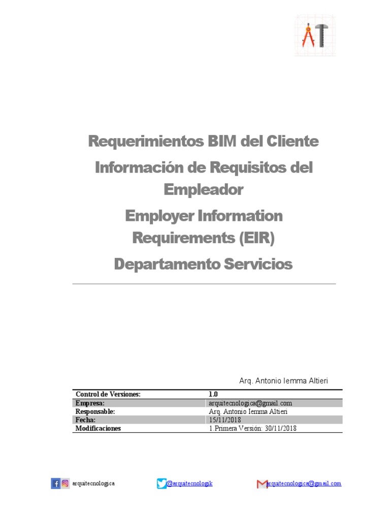 1 EIR Detallado | PDF | Software | Sistema de información geográfica