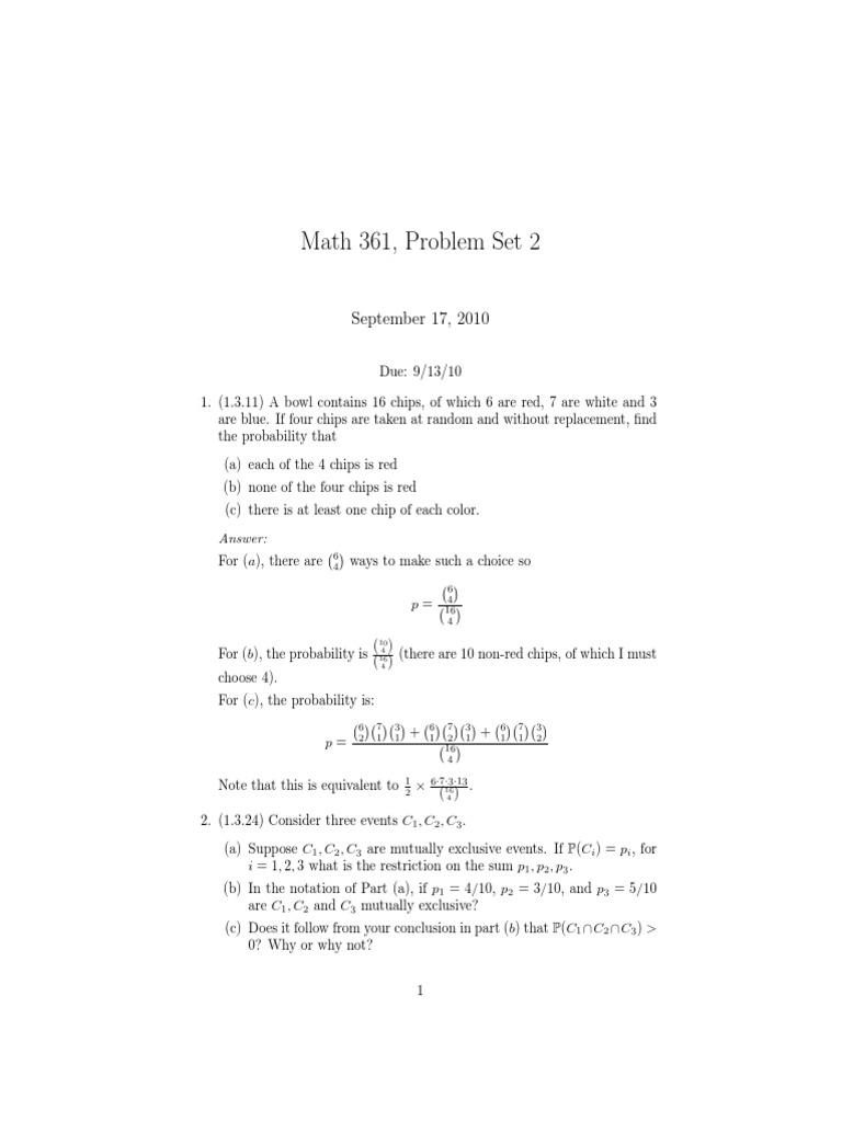 Grade 4 Math Probability Problems | PDF | Probability | Mathematics