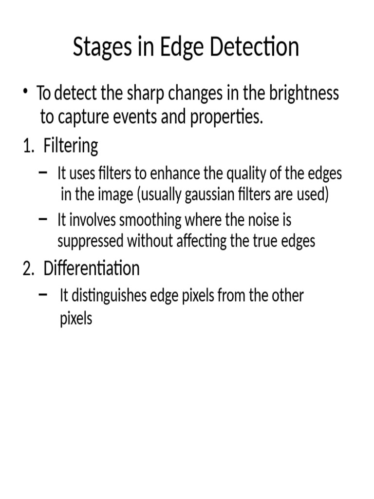 Edge Detection and Linking | PDF | Algorithms | Image Processing