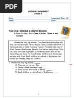 Primary 2 English Exam | PDF