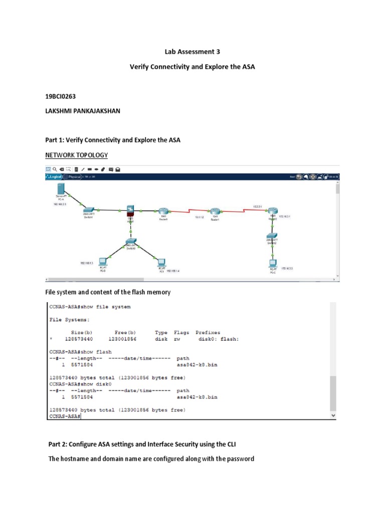 19BCI0263 Lab Da3 | PDF