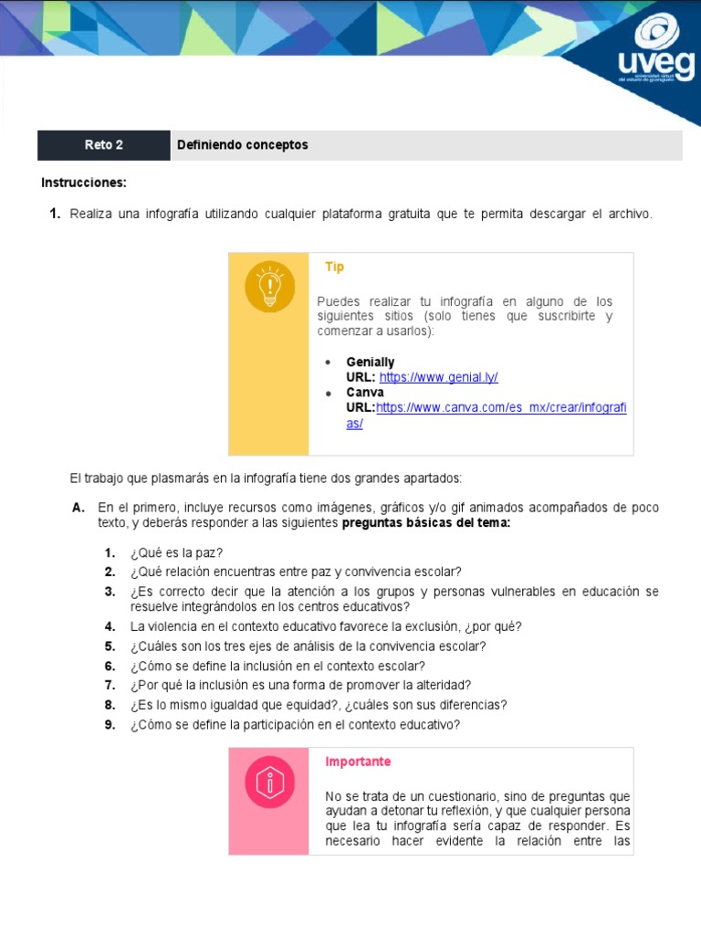 Reto2 - Definiendo Conceptos | PDF | Infografia