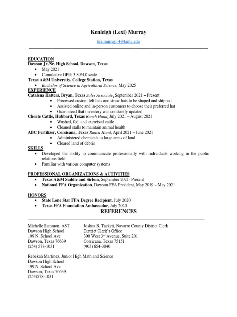 Portfolio Resume | PDF