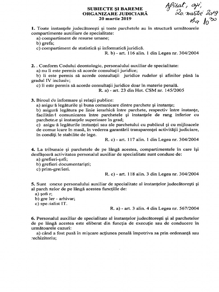 Model Grile Parchet Grefier | PDF