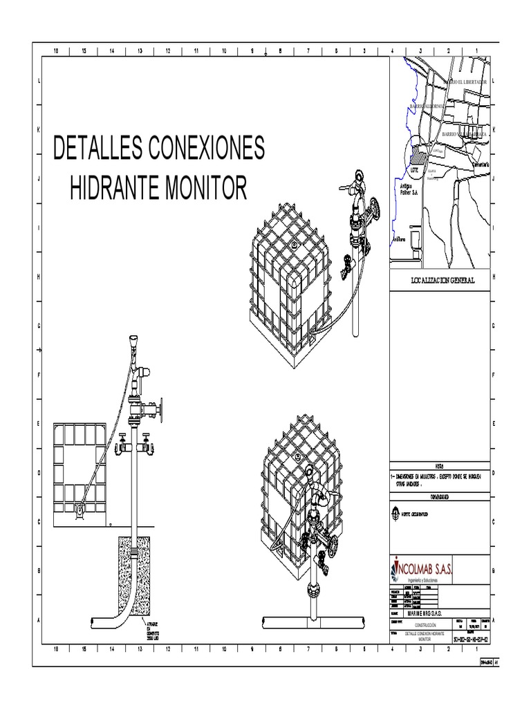 Detalles Hidrante Monitor Planta Marine NRG S.a.s-Hidrante Monitor | PDF