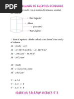 Área y Volumen de Figuras 3D | PDF | Geometría Convexa | Geometría ...
