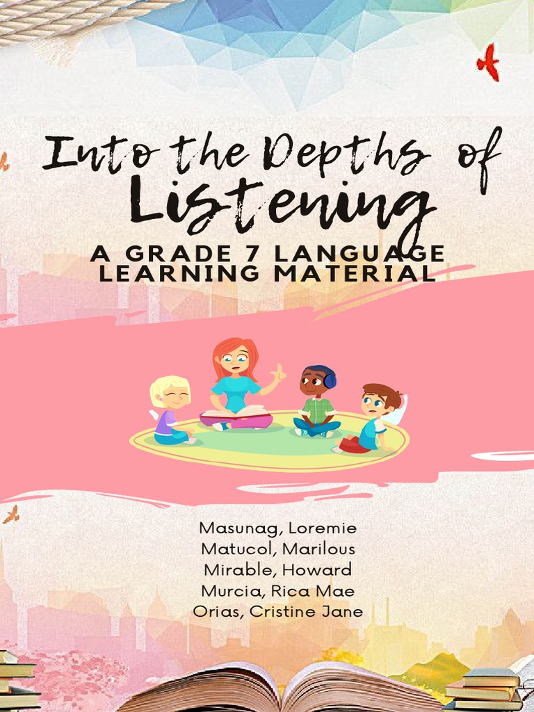 Gr. 7 - Listening Comprehension | PDF | Reading Comprehension ...