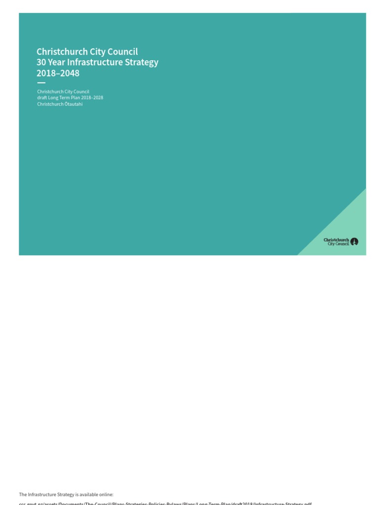 Christchurch 30-Year Infrastructure Plan | PDF | Infrastructure ...