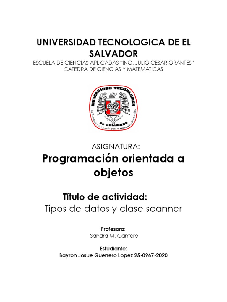 Tipos De Datos Pdf Tipo De Datos Java Lenguaje De Programación 0249