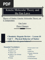Kinetic Molecular Theory PPT | PDF | Gases | Pressure