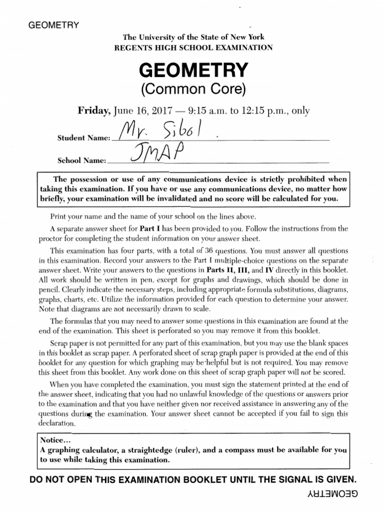 Geometry: (Common Core) | PDF | Triangle | Perpendicular