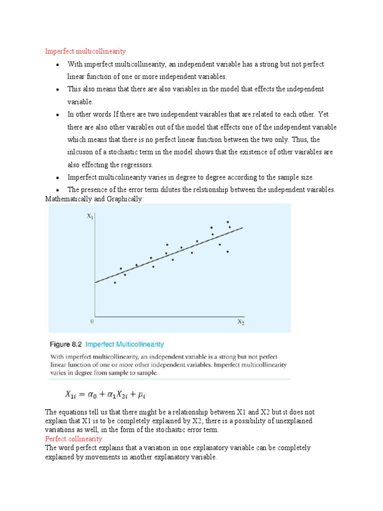 Types of Multicollinearity | PDF
