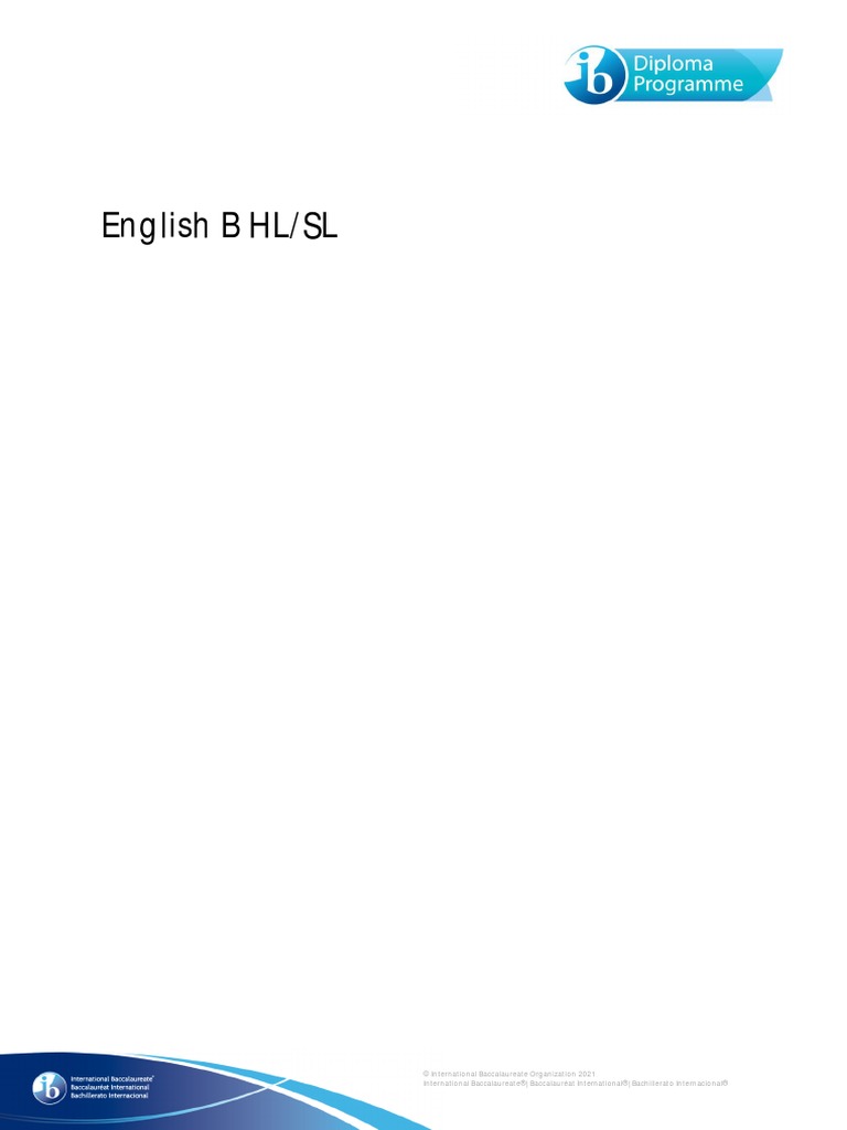 IB English B Subject Report May 2021 | PDF | Estadísticas de educación ...