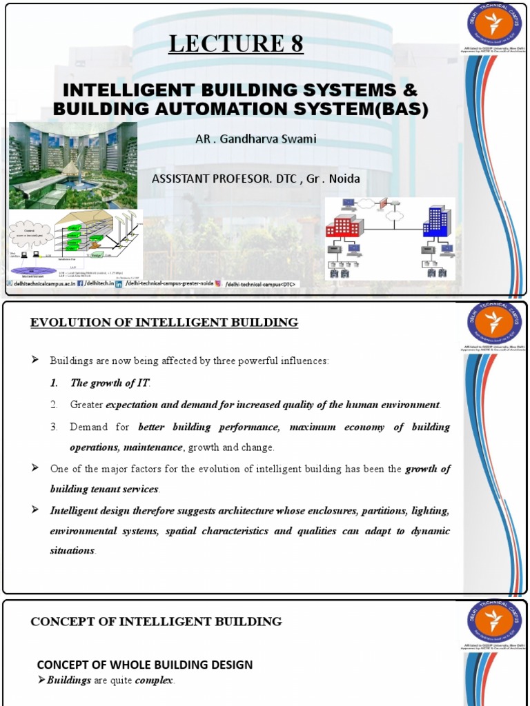 Intelligent Building Systems & Building Automation System (Bas) | PDF ...