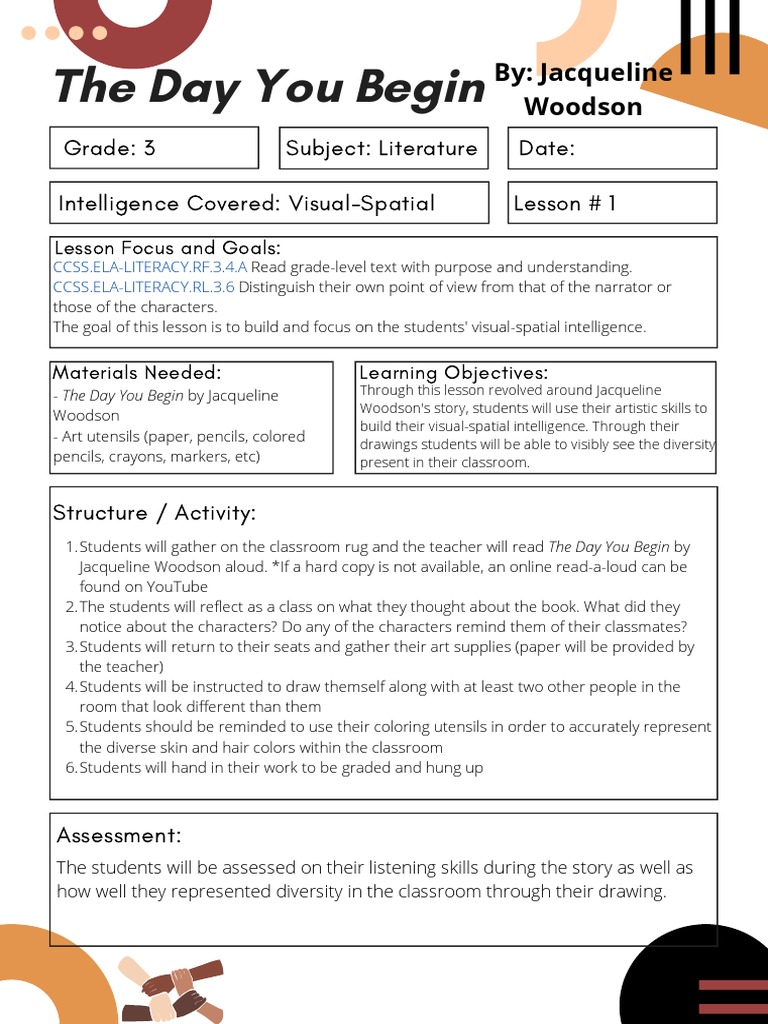 Lesson Plan-Visual-Spatial | PDF