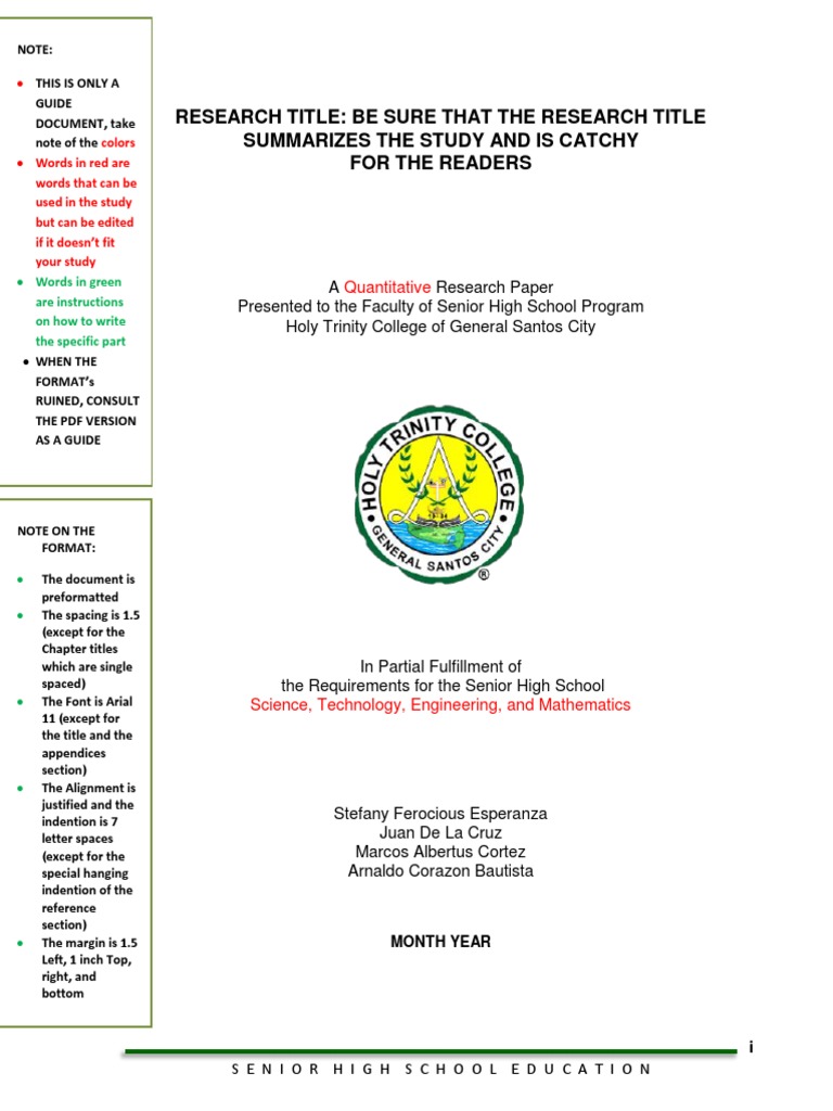 Research Paper Guide Document For Quanti And Quali Pdf Sampling