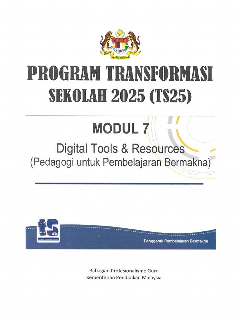 Modul 7 Program TS25 2020 (Warna) | PDF