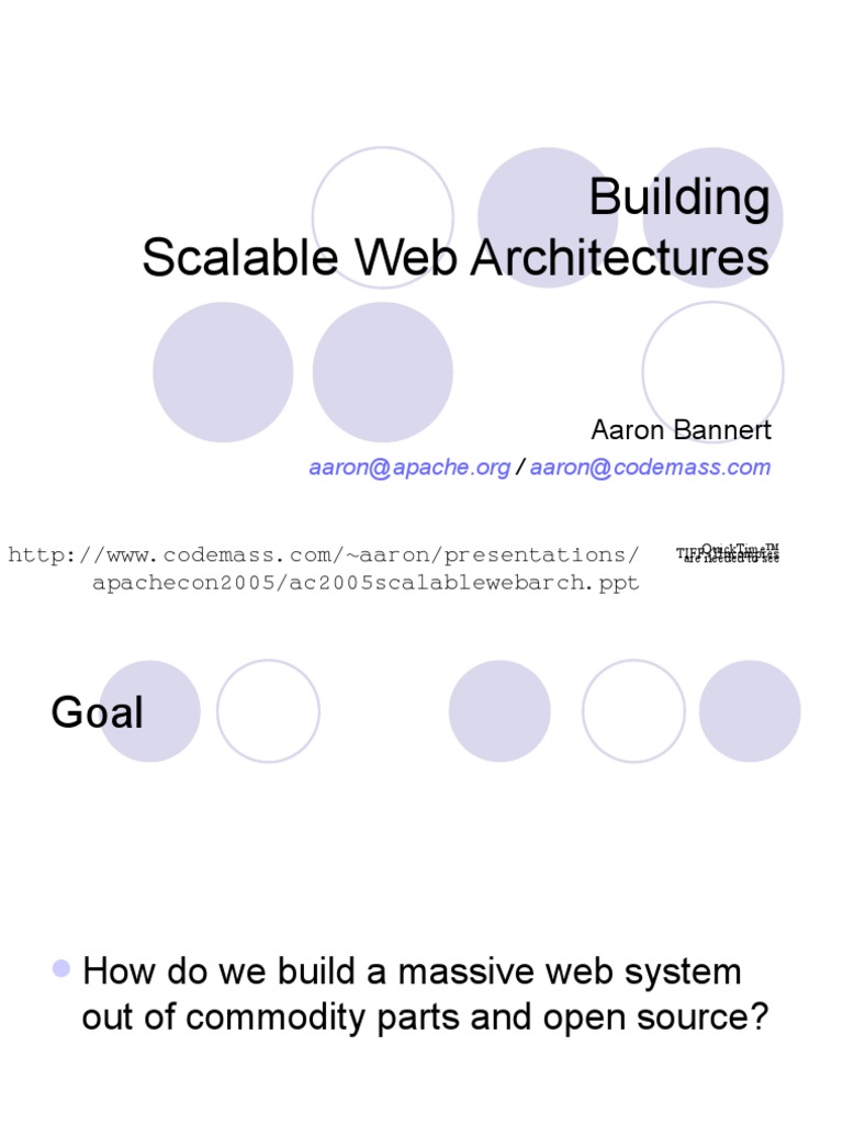 Building Scalable Web Architectures: Aaron Bannert | PDF | Databases ...