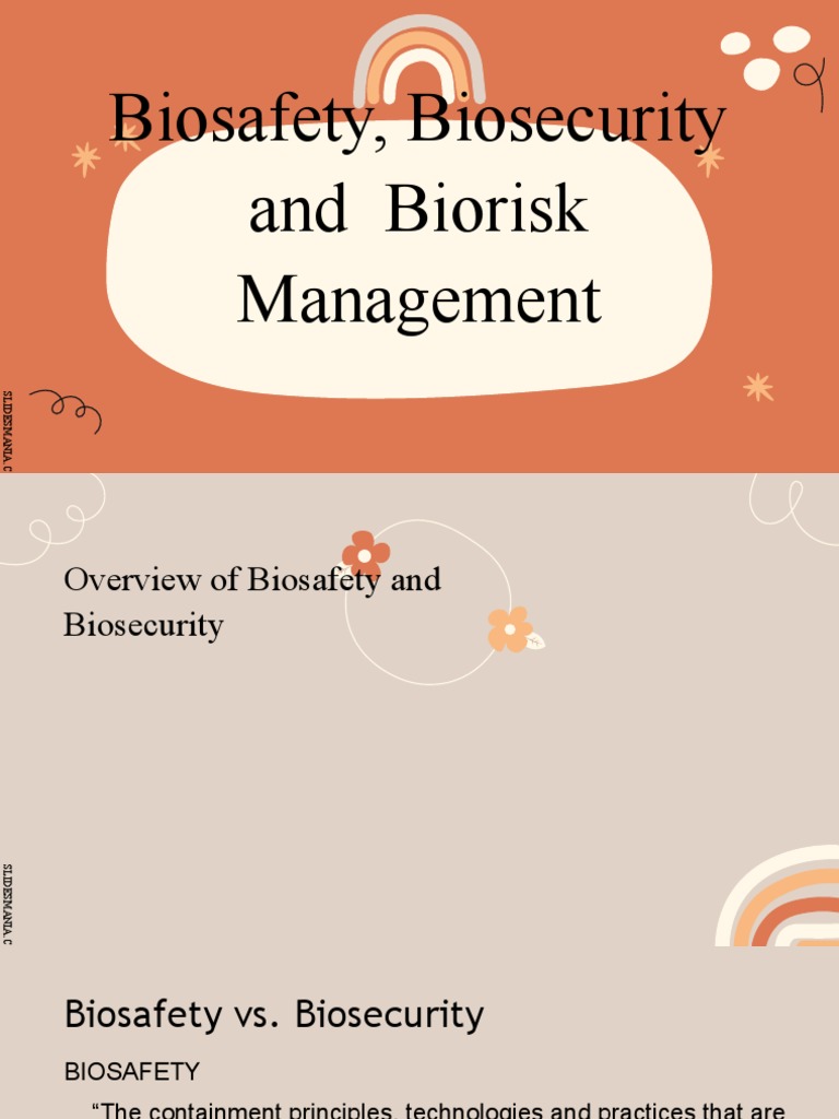Biosafety and Biosecurity Overview | PDF | Clinical Medicine | Biology