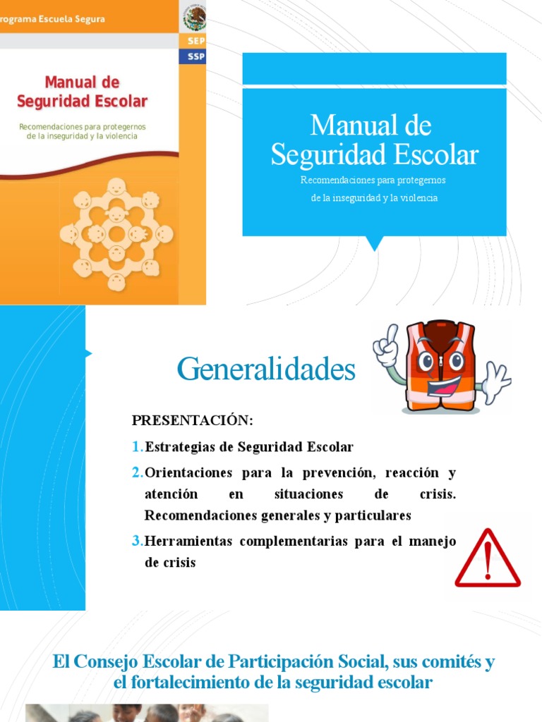 Manual De Seguridad Escolar Pdf Defensa Civil