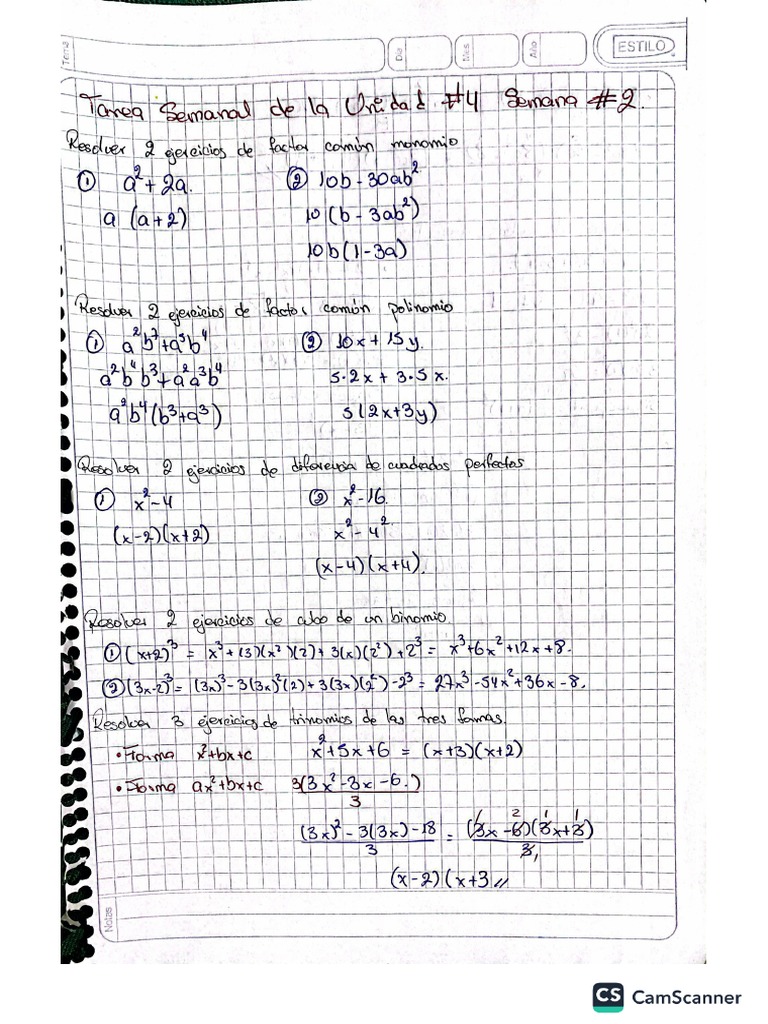 Tarea Semanal de La Unidad #4 Semana #2 | PDF