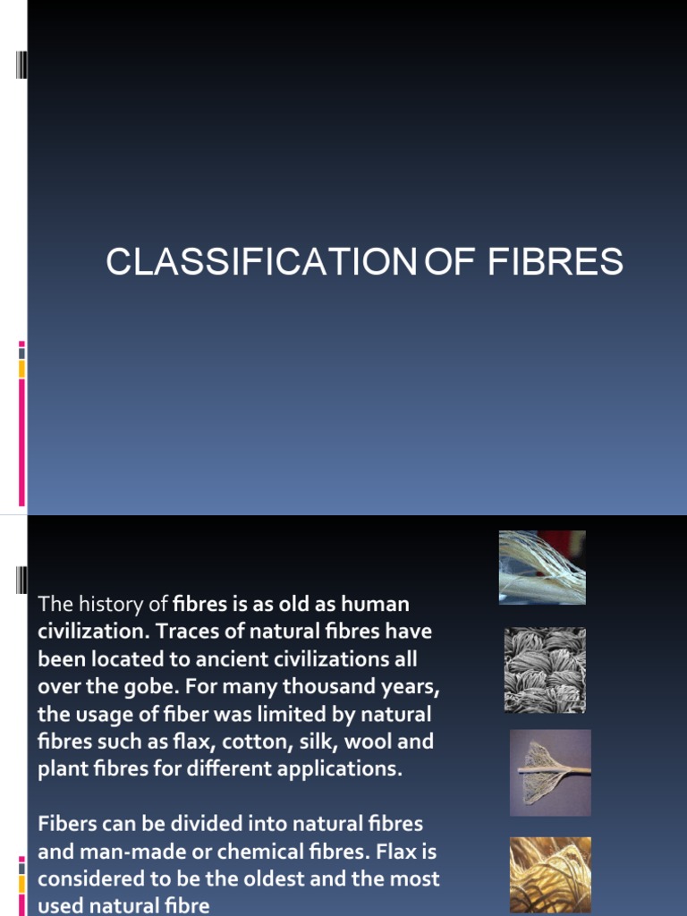Textile Fibres Classification | PDF | Fibers | Silk