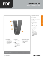 High Torque Timing Belts Overview | PDF | Belt (Mechanical) | Materials