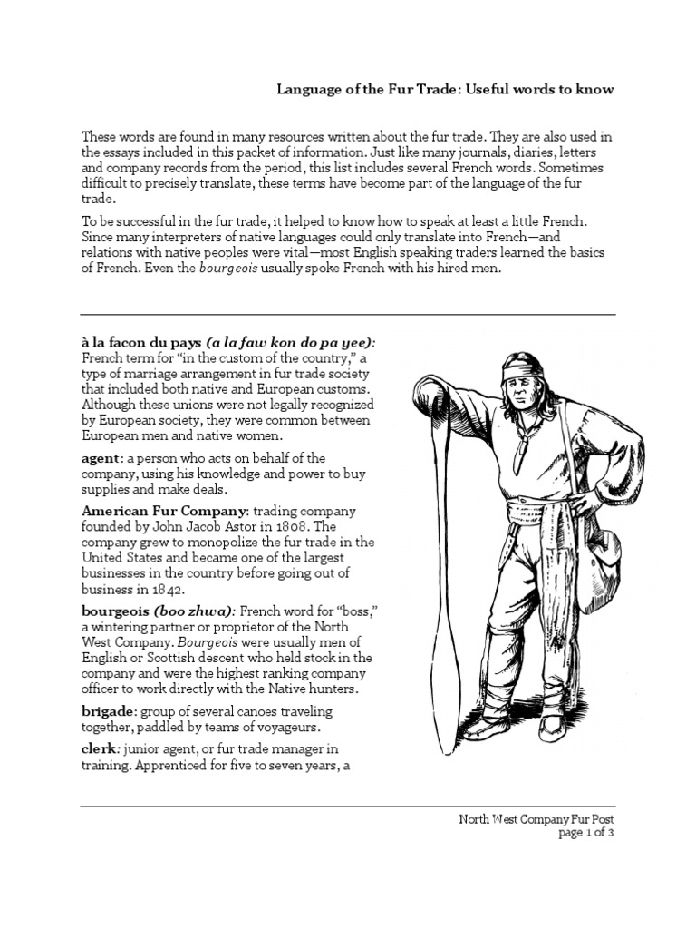 Language of The Fur Trade Mnhs | PDF | New France | Canadian Folklore