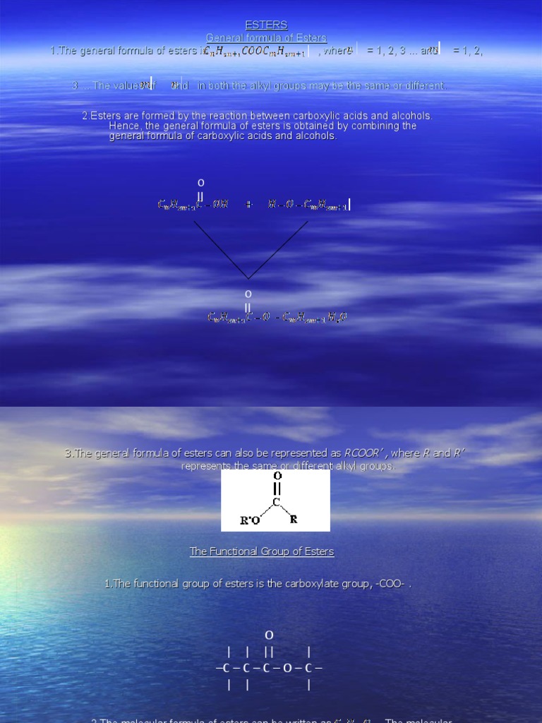 ESTERS 3nd Fixed | PDF | Ester | Ethanol
