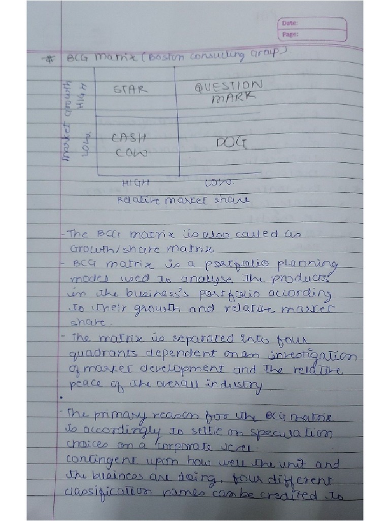 BCG Matrix and SWOT Analysis | PDF