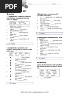 Achievers B1 Vocabulary Worksheet Consolidation Unit 2 | PDF | Clothing ...