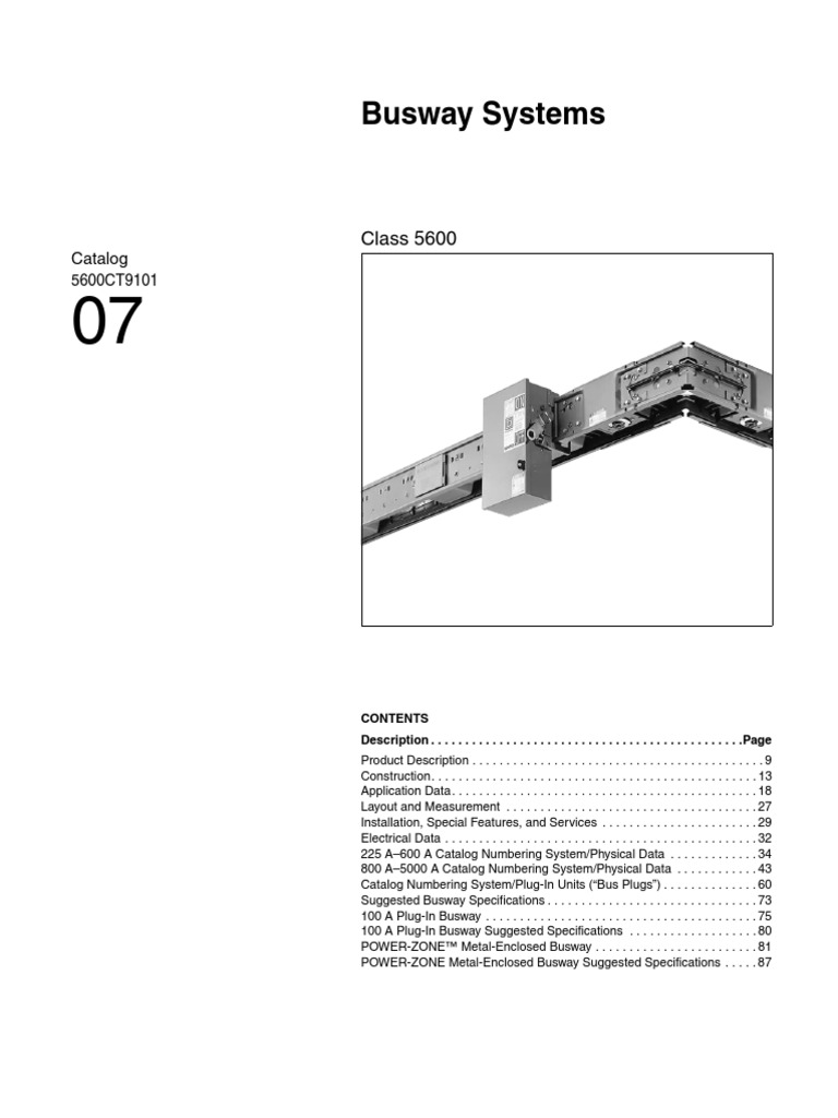 Busway Systems | PDF | Electrical Connector | Electrical Components
