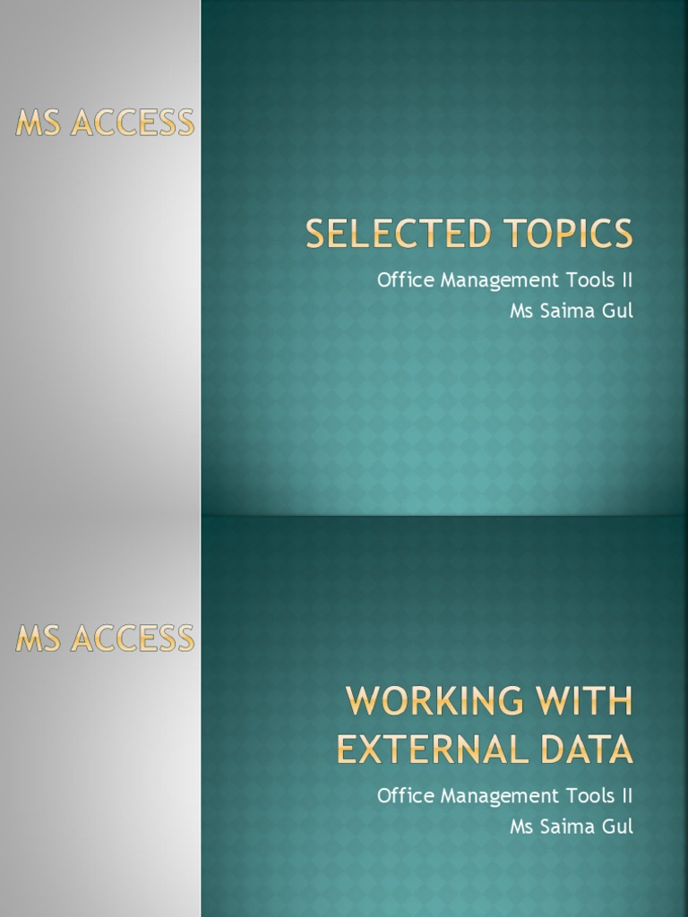 Office Management Tools II Ms Saima Gul | Download Free PDF ...