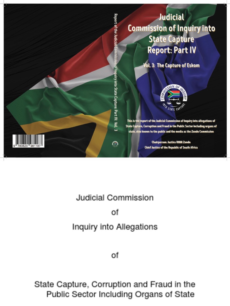 State Capture Commission Report Part IV Vol III | Download Free PDF ...
