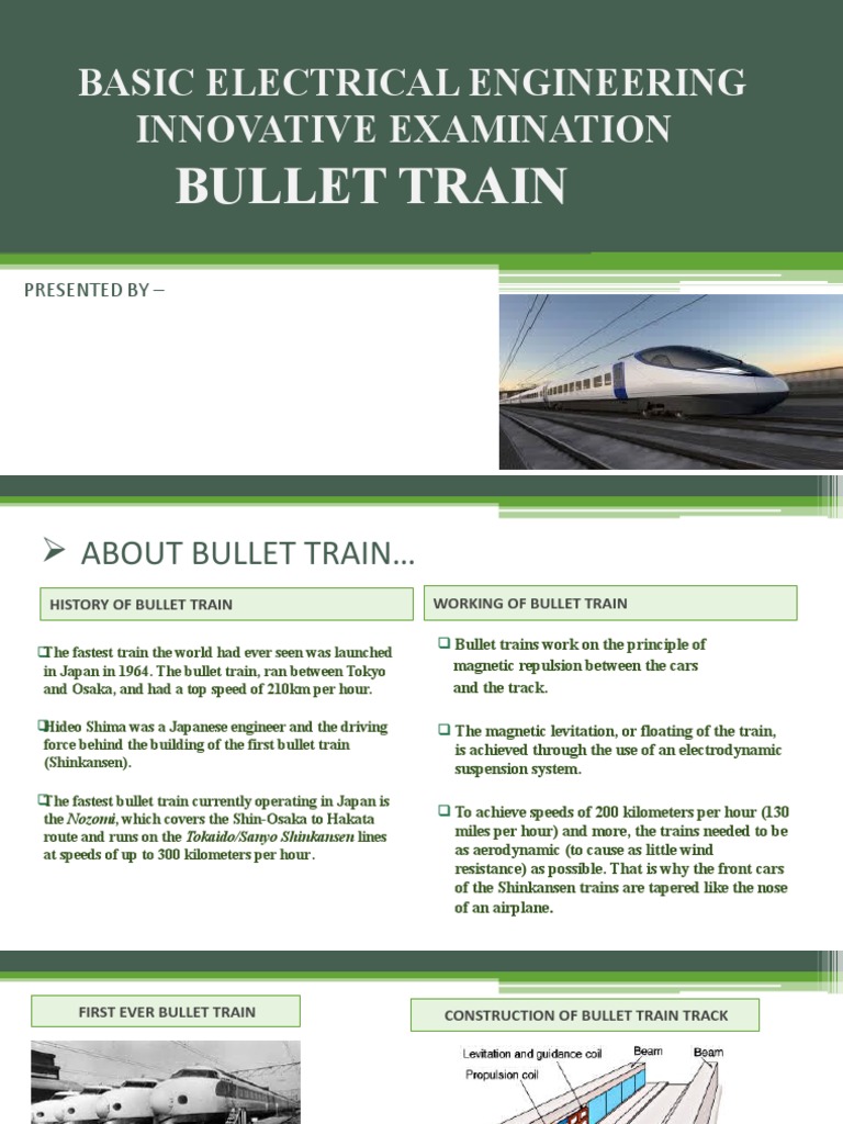 Meglev Train | PDF | Train | High Speed Rail