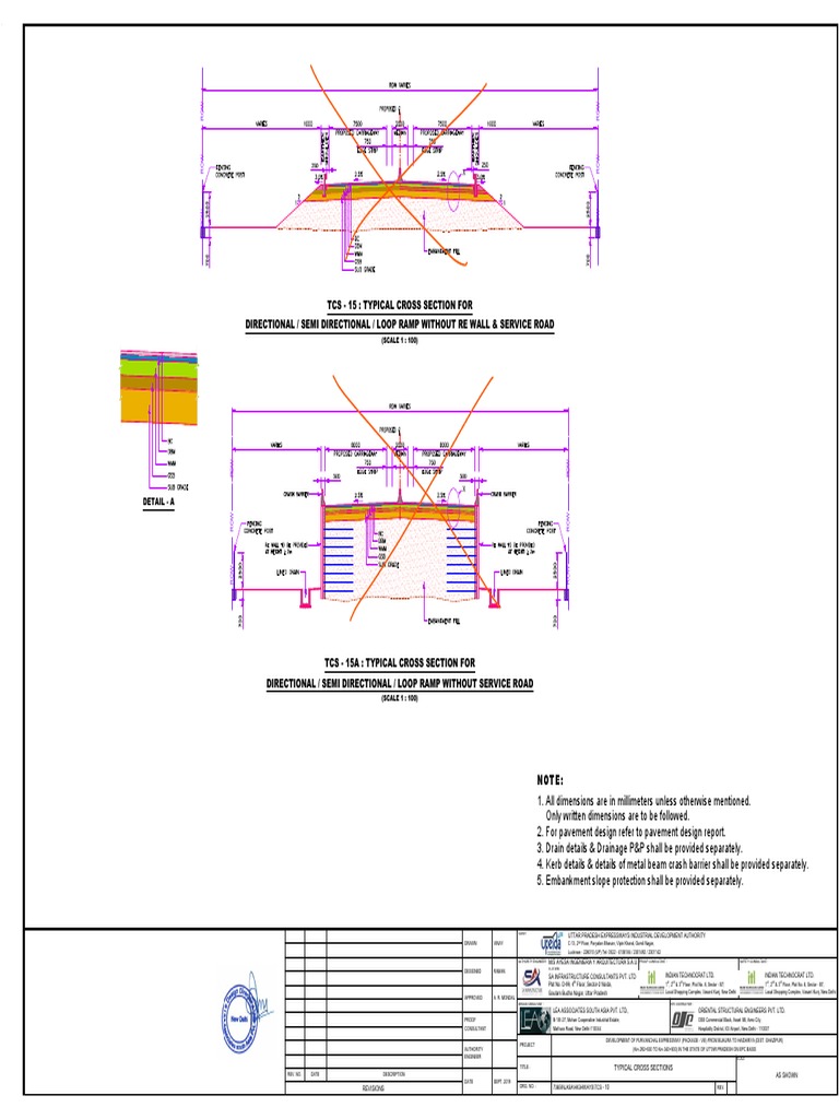 Typical Cross Sections-10 | PDF | Transport Infrastructure | Road