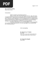 Example of Solicitation Letter Filipino | PDF