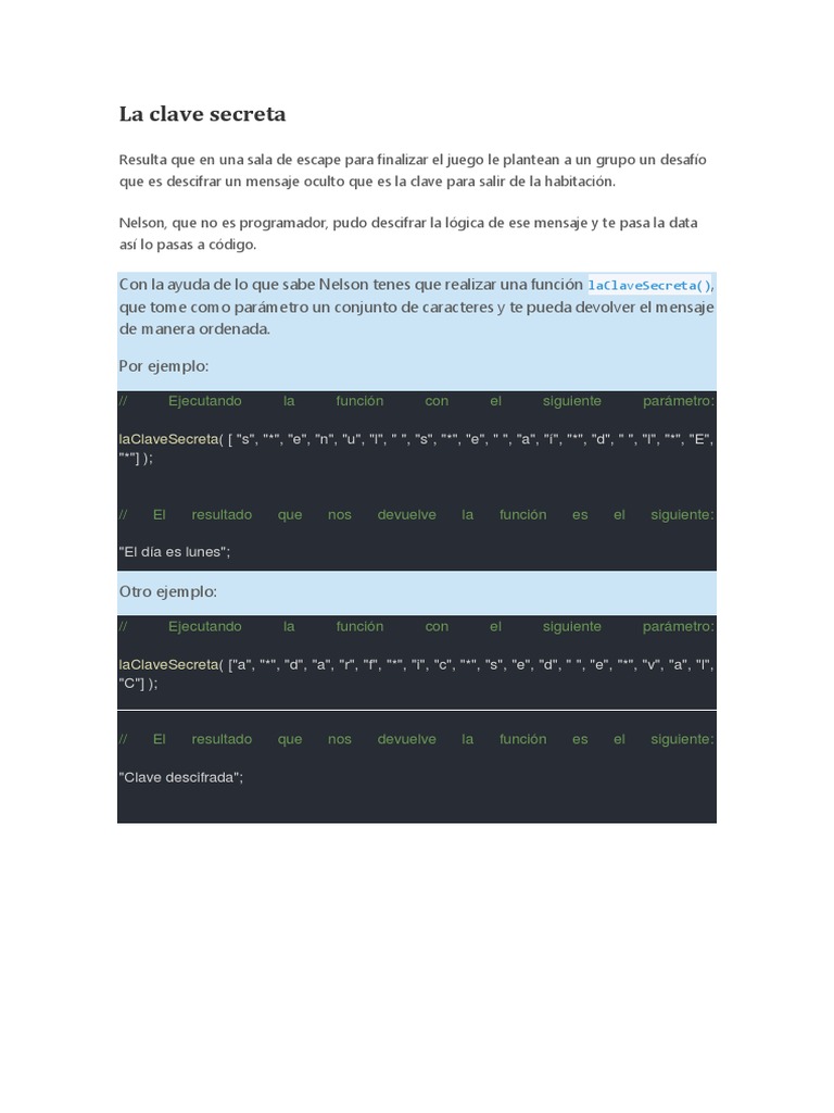 La Clave Secreta | PDF