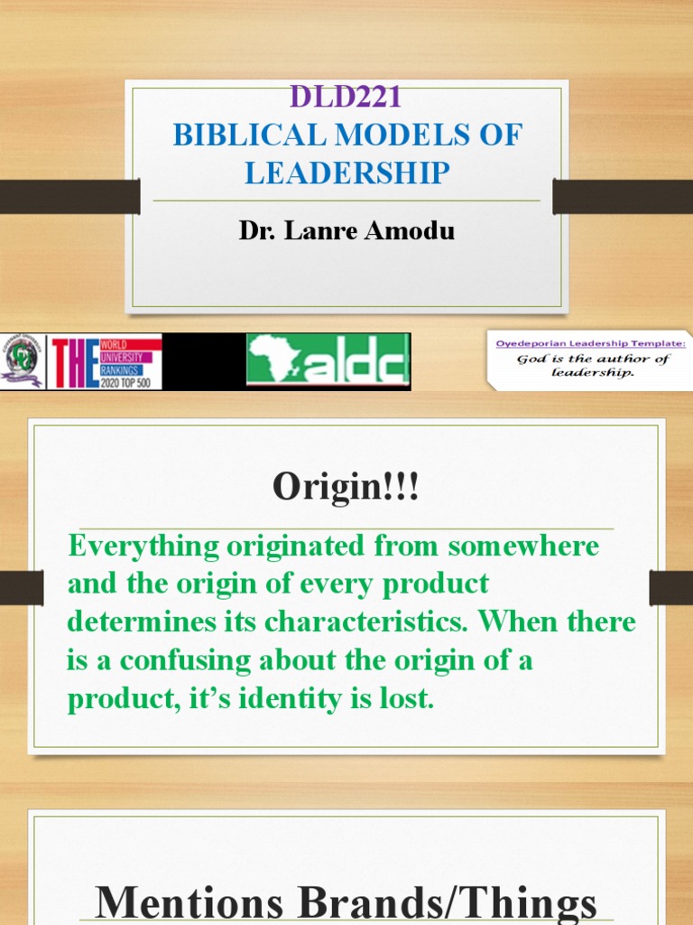Biblical Models of Leadership | PDF | Moses | Esther