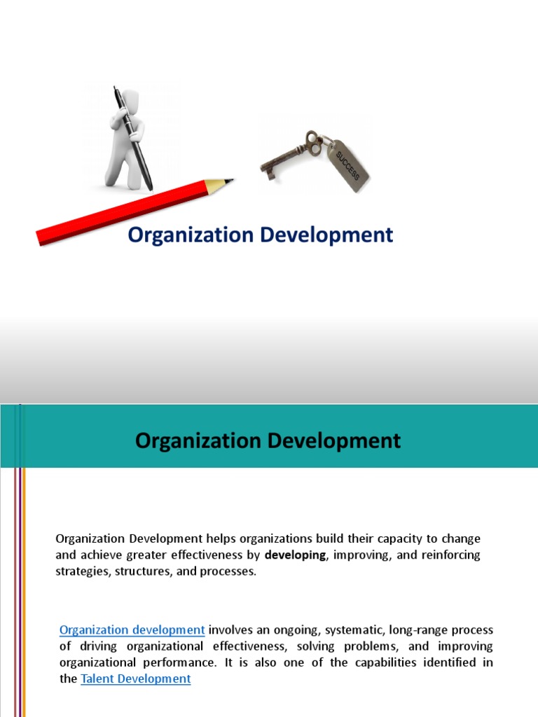 Organization Development | PDF | Organization Development | Performance Management