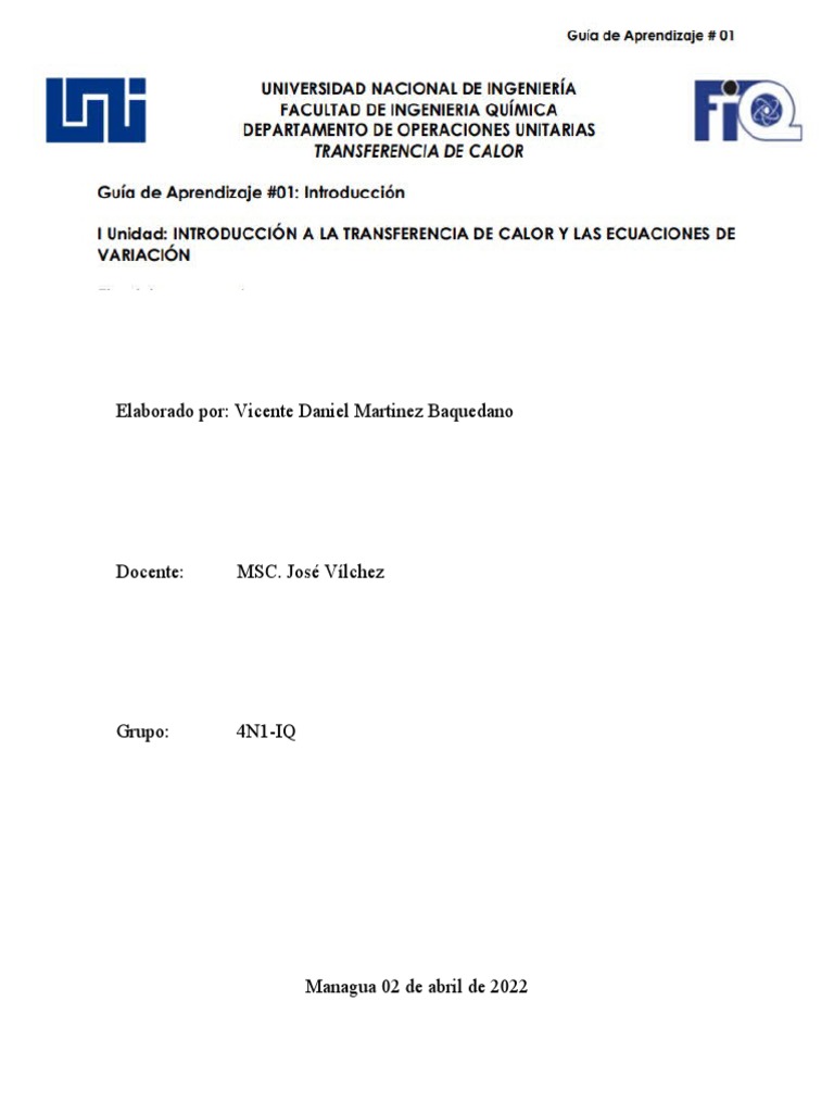 CP - 1 Vicente Martinez T - C 4N1-IQ | PDF