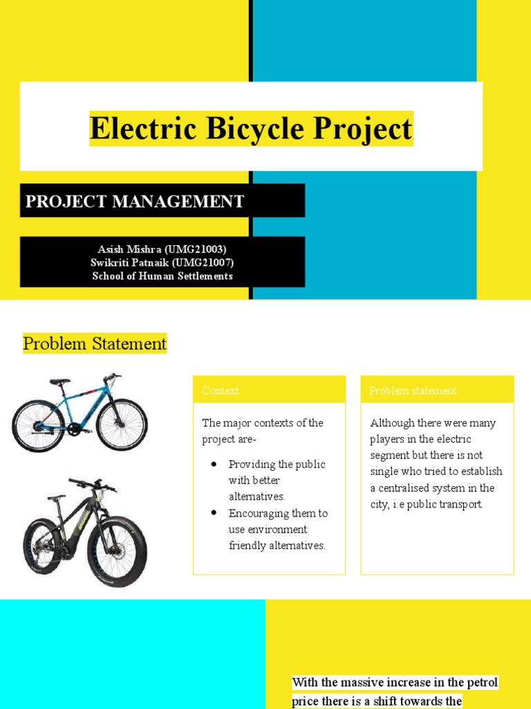 Electric Bicycle | PDF | Transport | Business