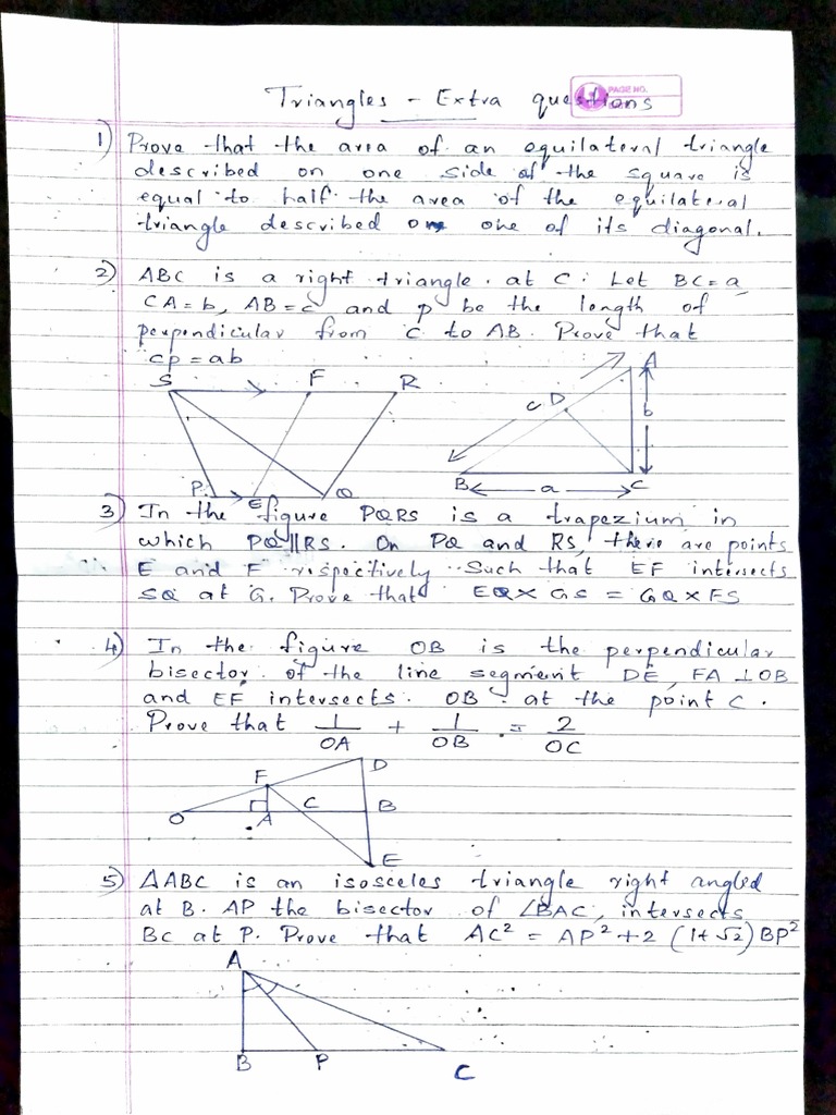 Triangles Extra Quest | PDF