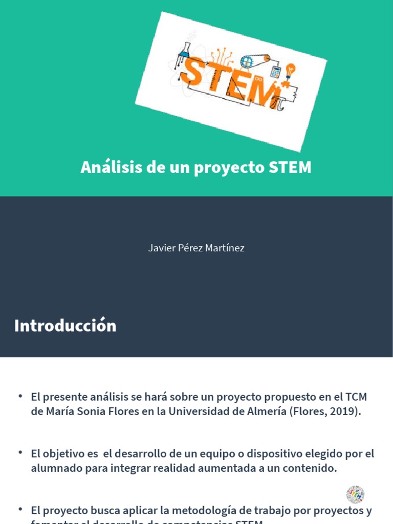 Análisis de Un Proyecto STEM Javier Pérez Martínez | Descargar gratis ...