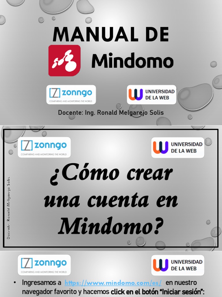 Crear y Usar Mapas Mentales en Mindomo | PDF | Youtube | Hipervínculo