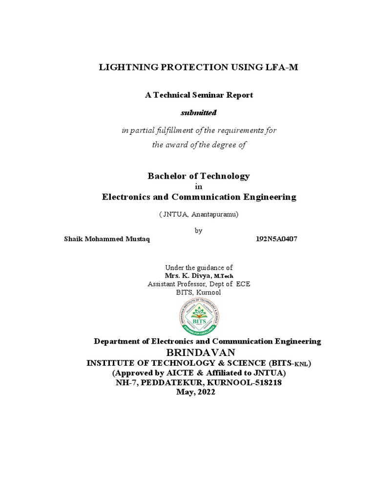 Lightning Protection with LFA-M System | PDF | Lightning | Insulator (Electricity)