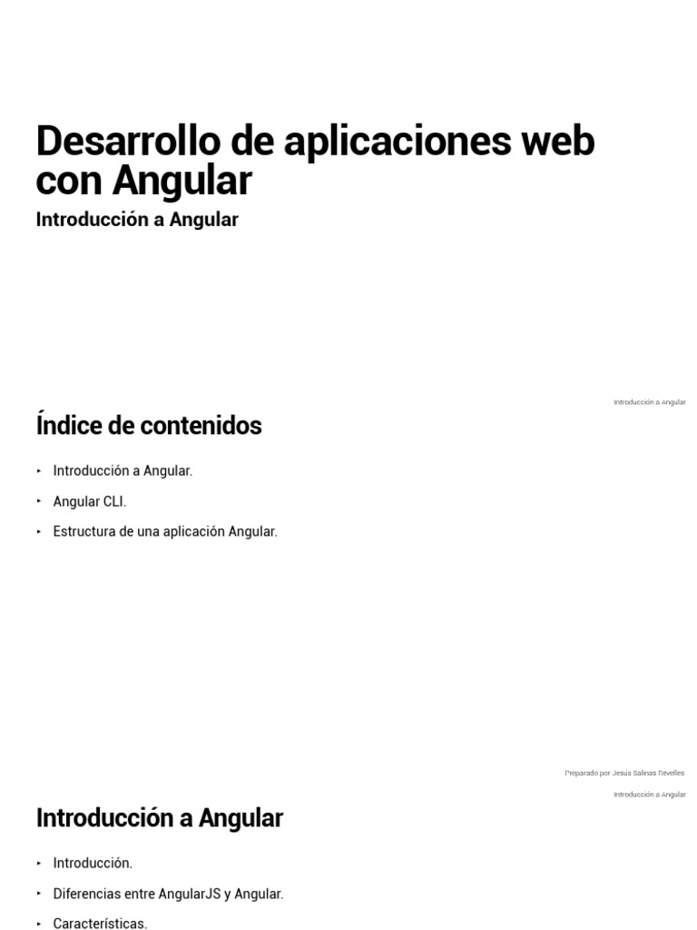 Introducción A Angular | PDF | Js angular | Modelo – Vista – Controlador