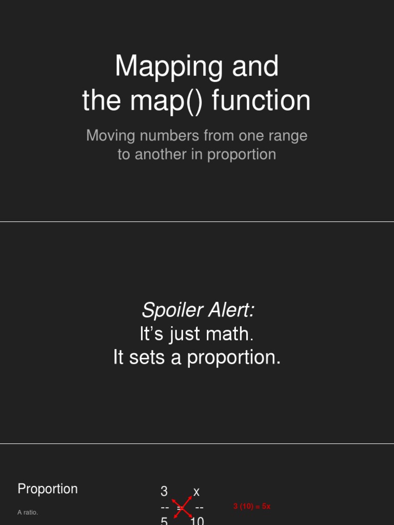 Mapping Values Between Ranges: Understanding and Applying the map ...
