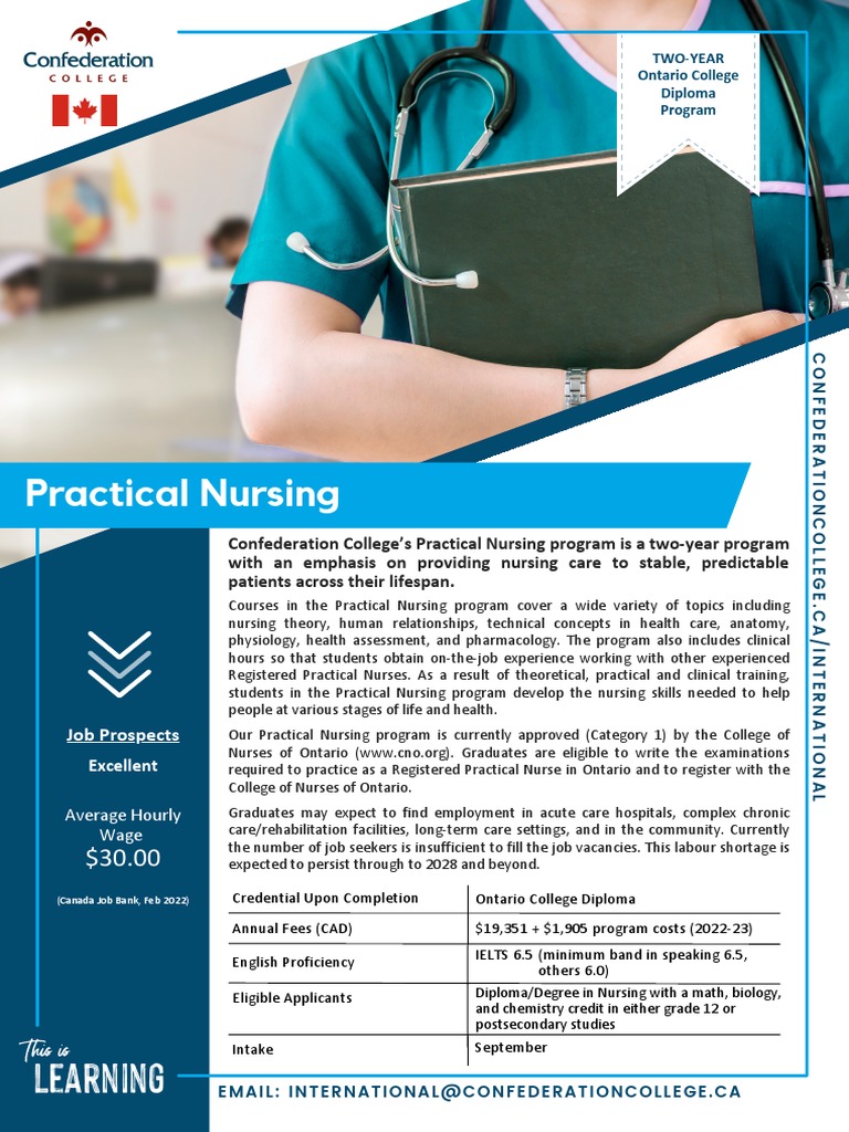 Practical Nursing Program Flyer 2022-23 | PDF